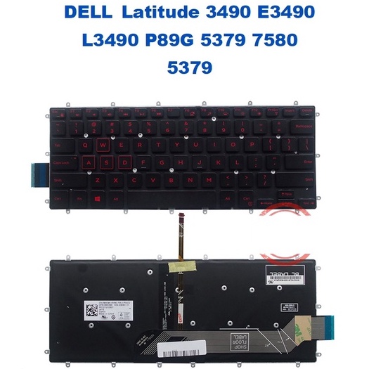 RED & BLACK DELL Latitude 3490 E3490 L3490 P89G 5379 7580 5379 Laptop ...