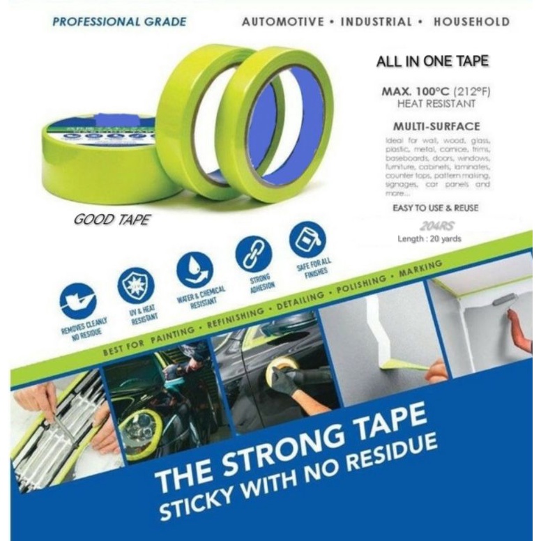 Detailing painting polishing premium Masking Tape | Shopee Malaysia