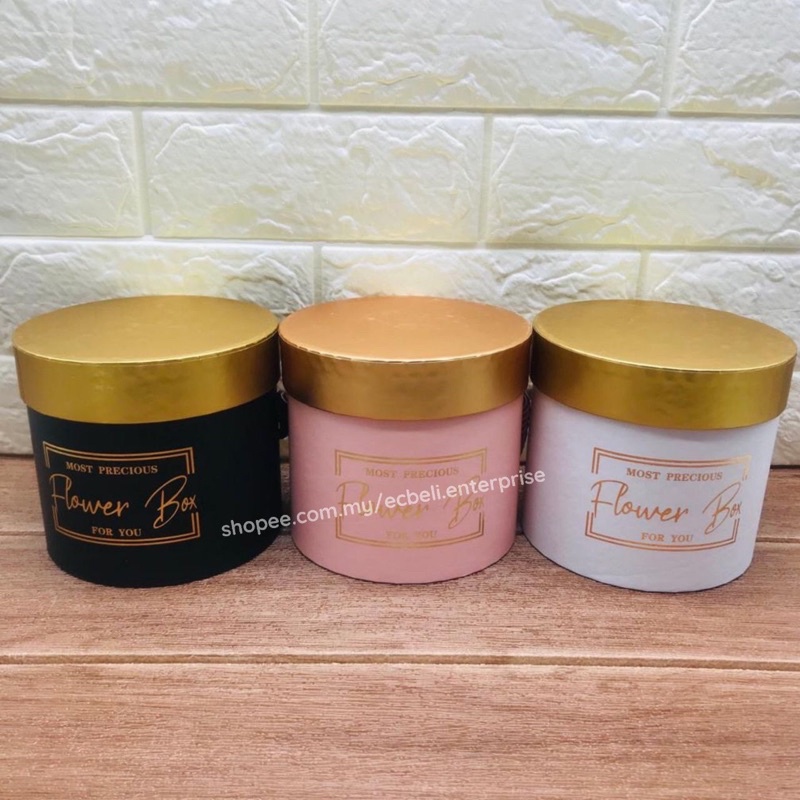[Ready Stock] Flower Box Flower Bucket Kotak Surprise Delivery Surprise ...