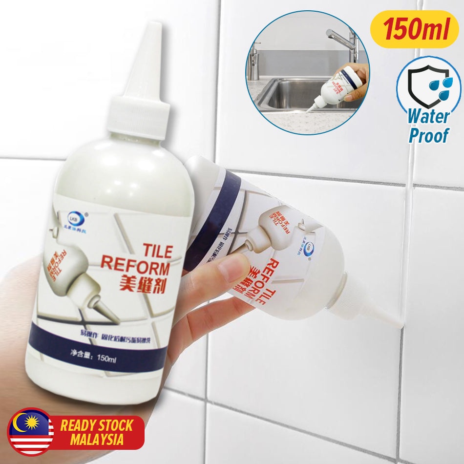 Pattaraboon [ 150ml ] TILE REFORM Waterproof Tile Filler seam agent ...