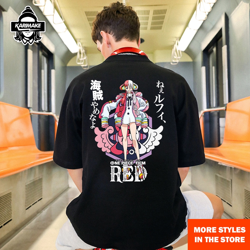 One Piece Men T Shirt uta shanks luffy uta doll Japanese Anime ...