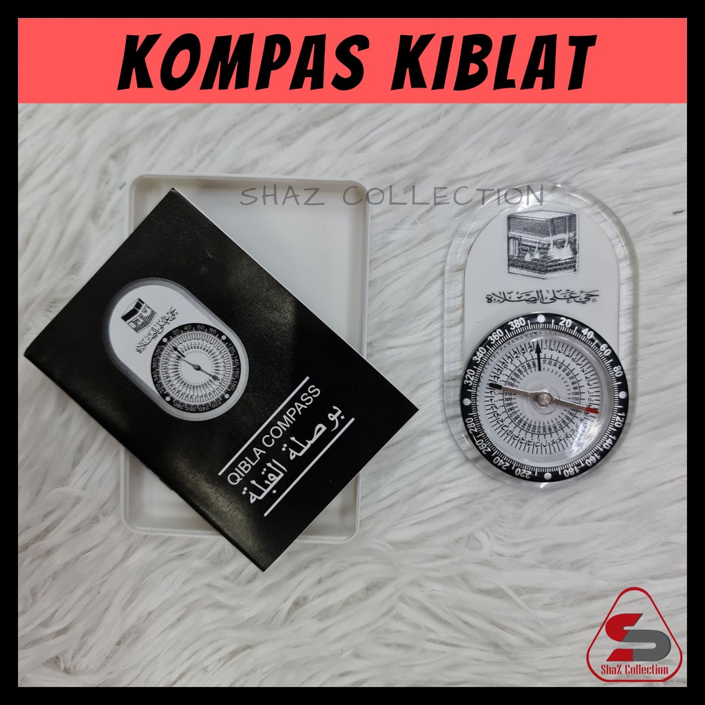 (READY STOCK) Compass Kompas Kiblat Haji Umrah Travel Penunjuk Arah Hiking Outdoor Cheap Murah ...