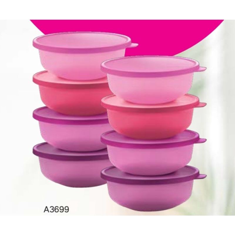🔥New🔥Tupperware Aloha Bowl 1L(4pcs/8pcs) | Shopee Malaysia