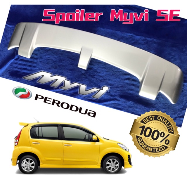 DC- Perodua Myvi Lagi Best Myvi Icon SE 2011-2016 Spoiler with Paint ...