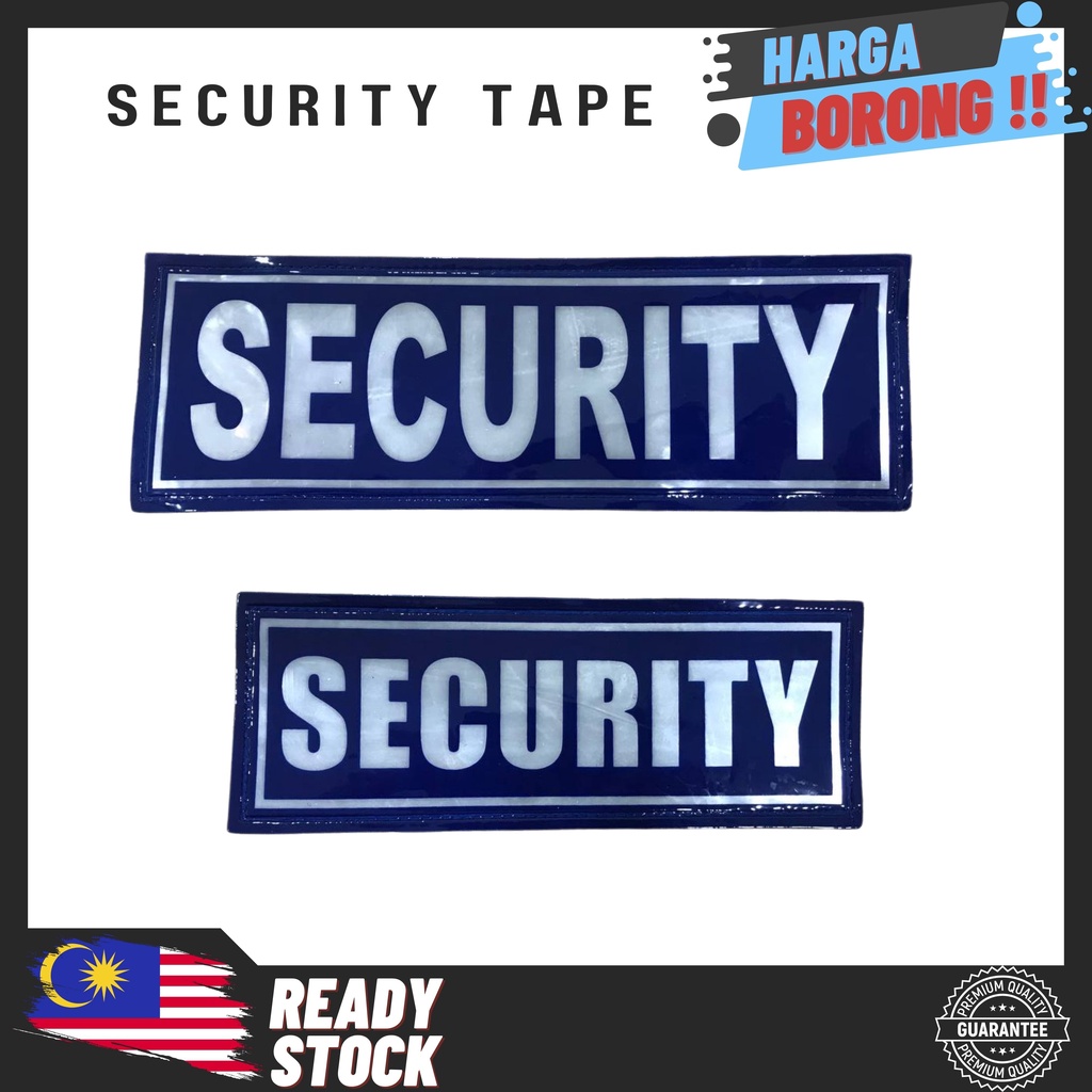 REFLECTIVE TAPE SECURITY SAFETY VEST STICKER | Shopee Malaysia