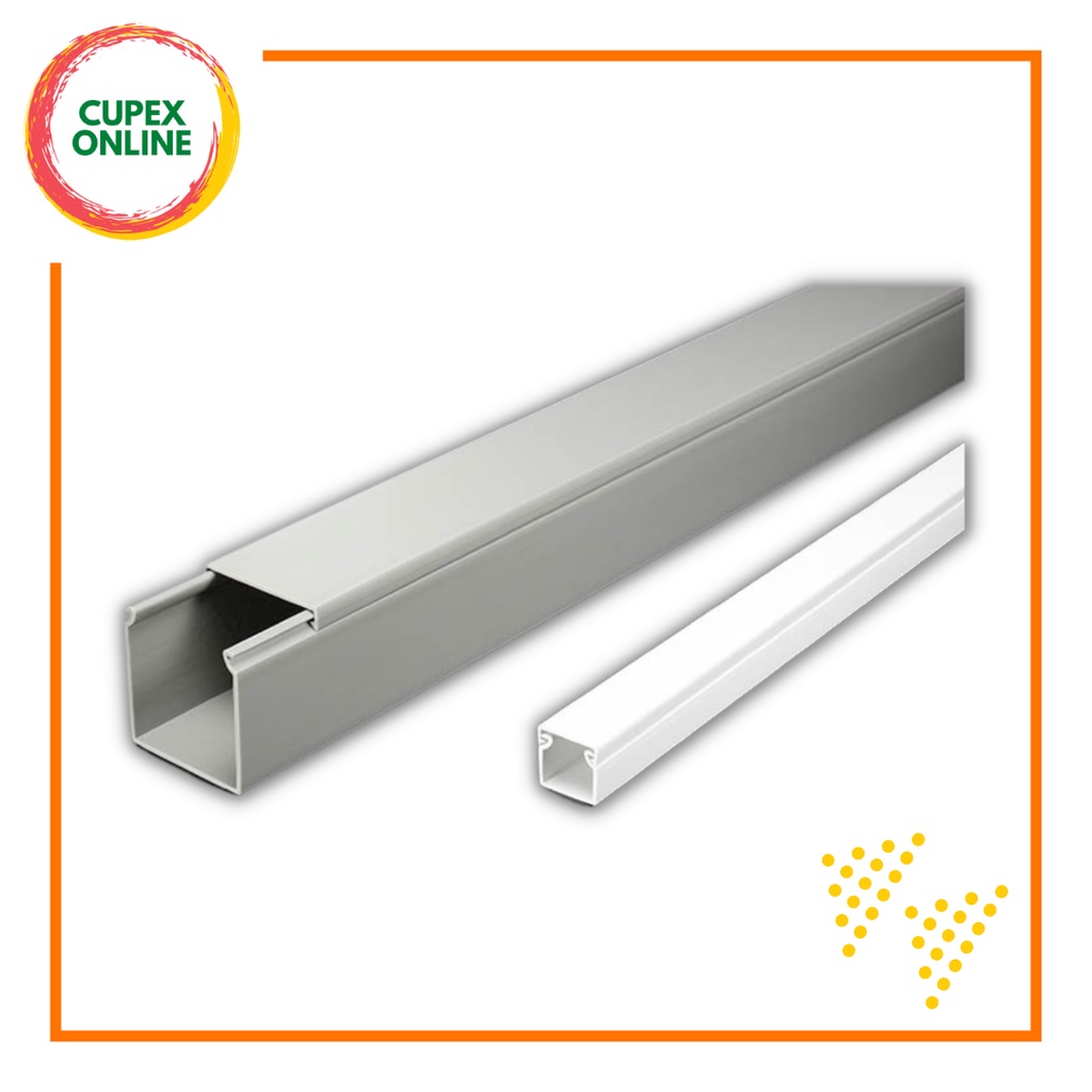 KSS Solid Wiring Duct 45x45mm / 75x50mm 2m (cupex) | Shopee Malaysia