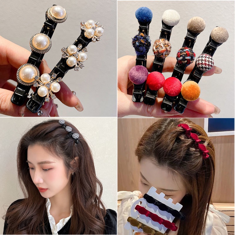Korean Fashion Style Easy To Use Women's Woven Hair Clip Imitation ...