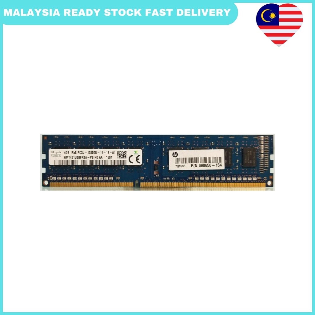 SK Hynix 4GB DDR3 PC3L 12800U Desktop PC Memory Ram Ready Stock | Shopee Malaysia