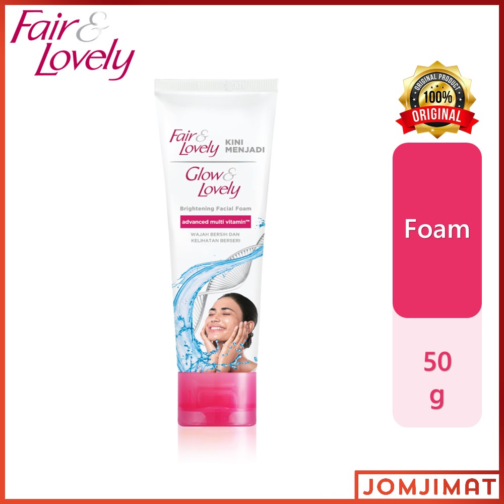 Fair & Lovely Advanced Multi Vitamin Foam 50g / Brightening Facial Foam ...
