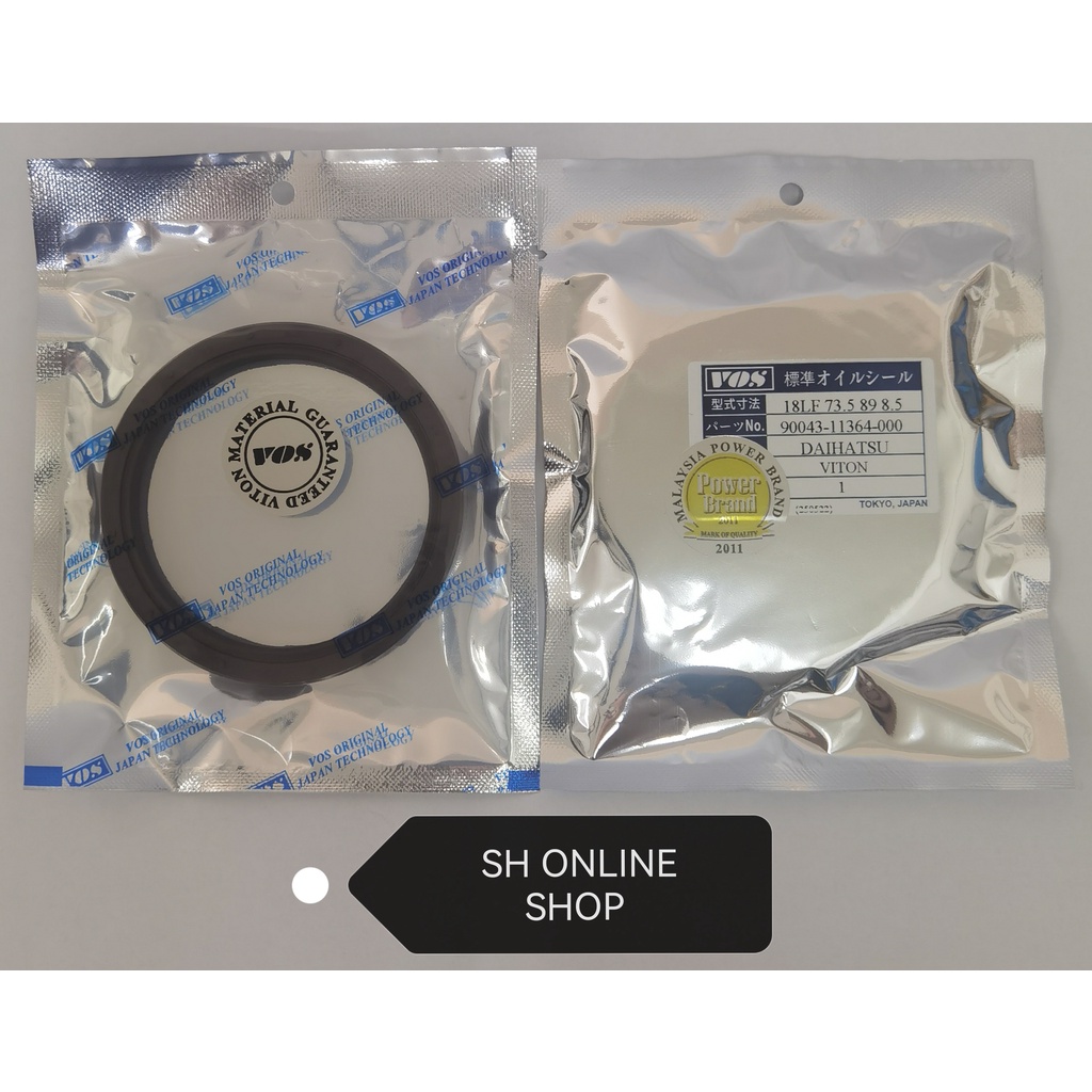 Flywheel Oil Seal (Viton) for Perodua Myvi Old 1.3 Myvi Lagi Best Alza ...