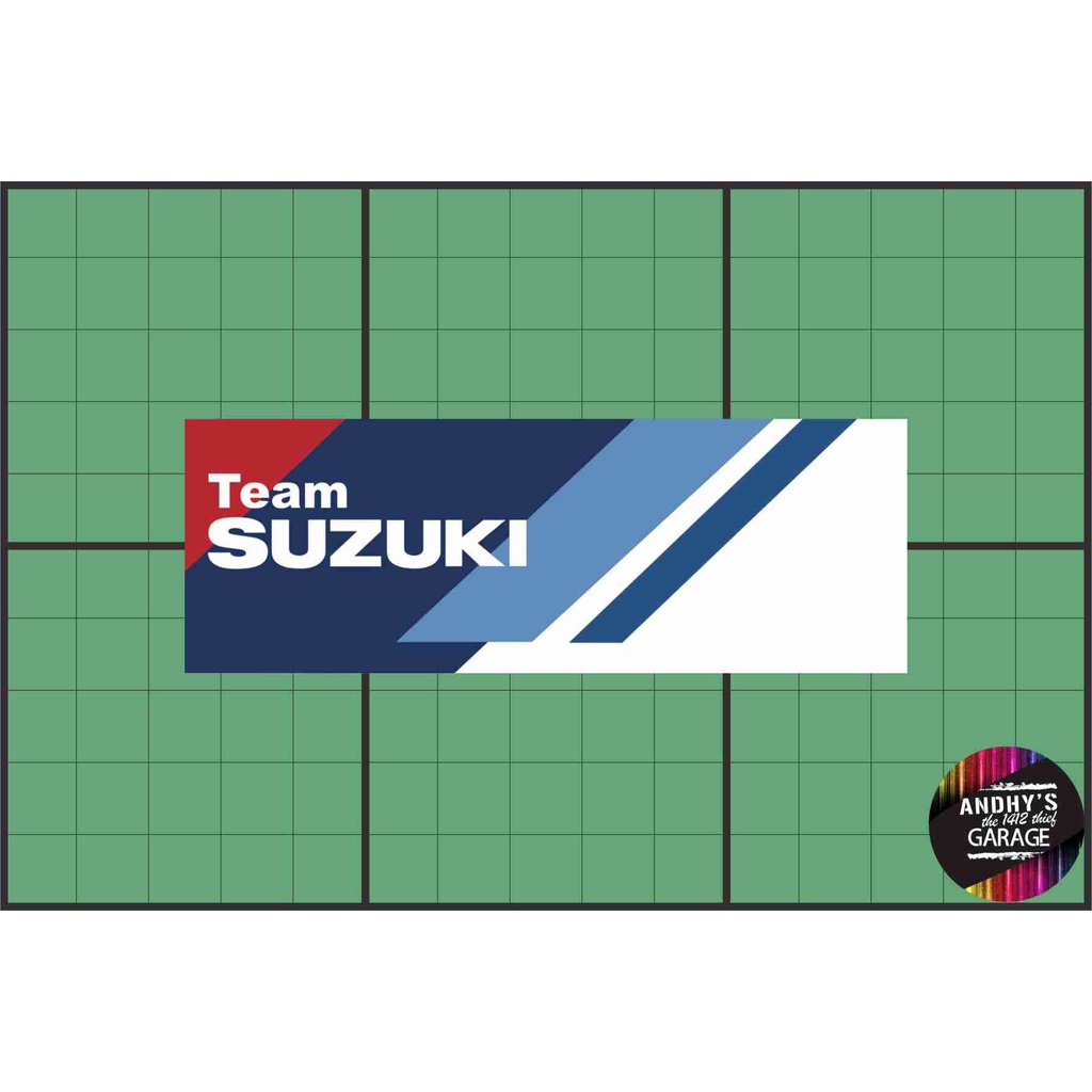 Sticker - Suzuki Team Printing Sticker 20x7cm | Shopee Malaysia