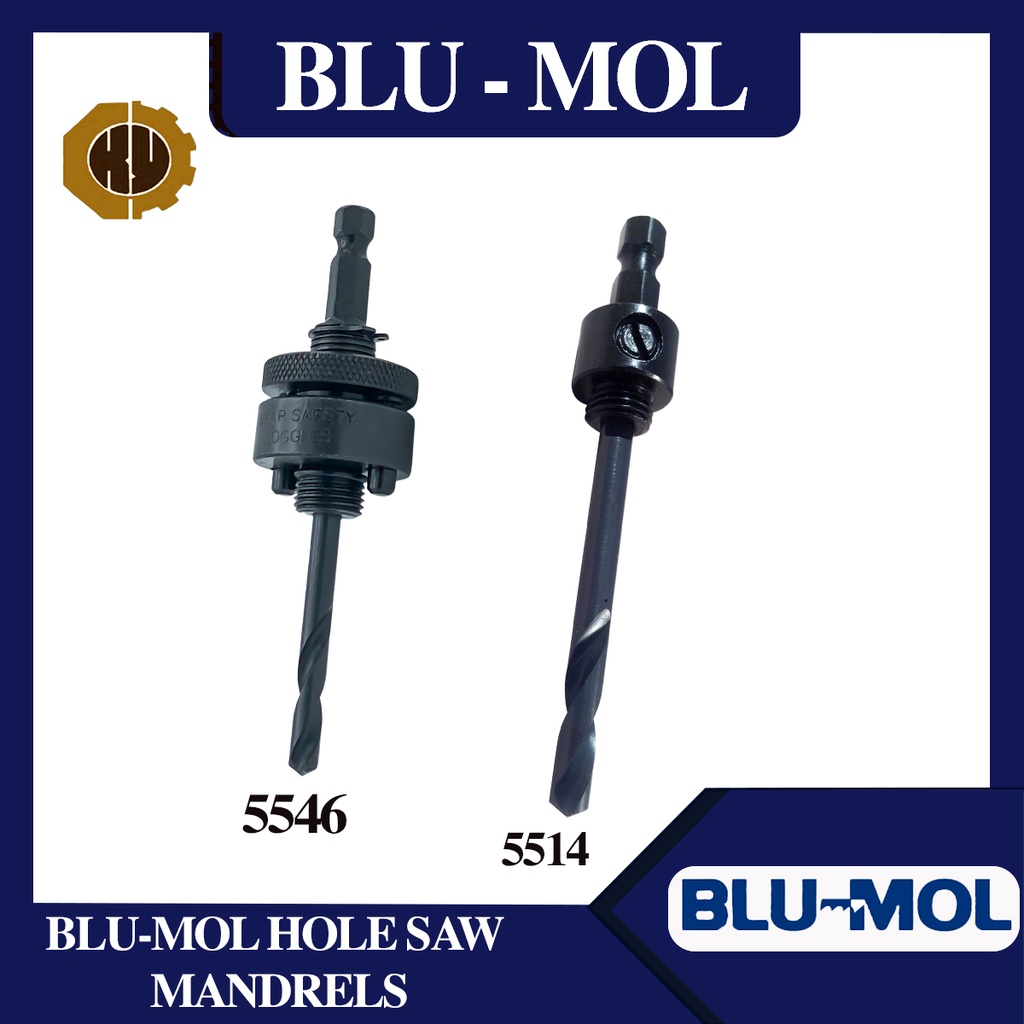 BLU-MOL HOLE SAW MANDRELS / 5546 / 5514 | Shopee Malaysia