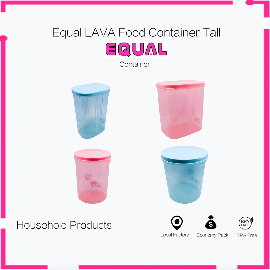 Equal LAVA Food Container Tall | Shopee Malaysia