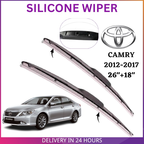 Toyota Camry 2012 - 2017 ( ACV50 ) 3 Sections Boneless Hybrid Silicone ...