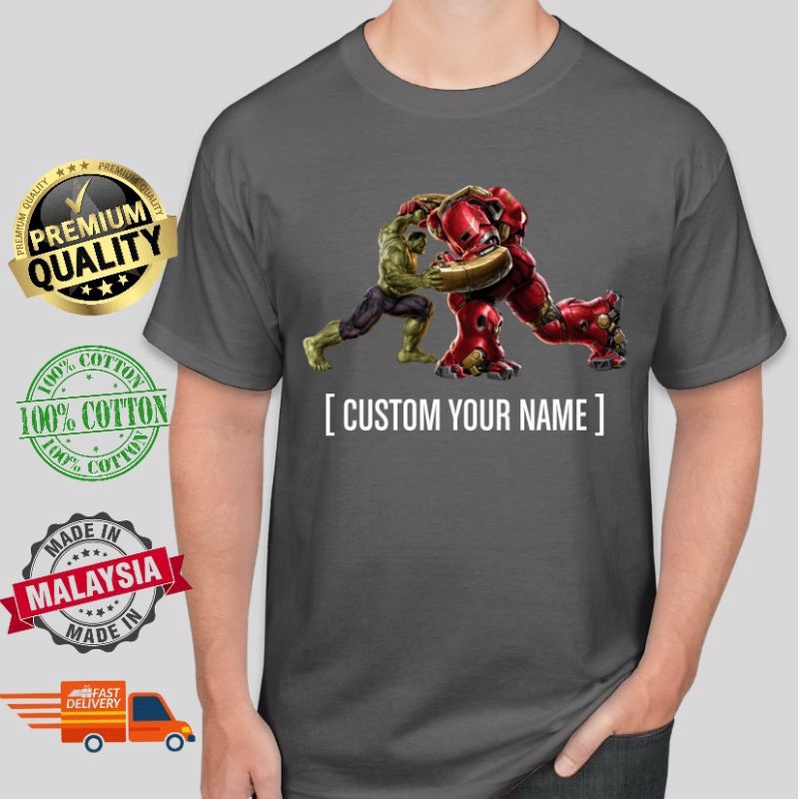 Marvel Avengers custom T-shirt design superheroes special edition Hulk ...