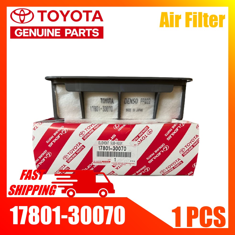 Genuine Toyota Air Filter 17801-30070 – Air Filter / KDH200 / GDH201 ...