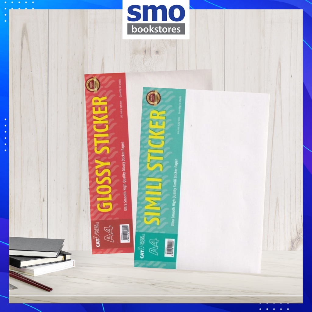[MIX] - A4 STICKER PAPER 10 SHEET - KERTAS STICKER | Shopee Malaysia