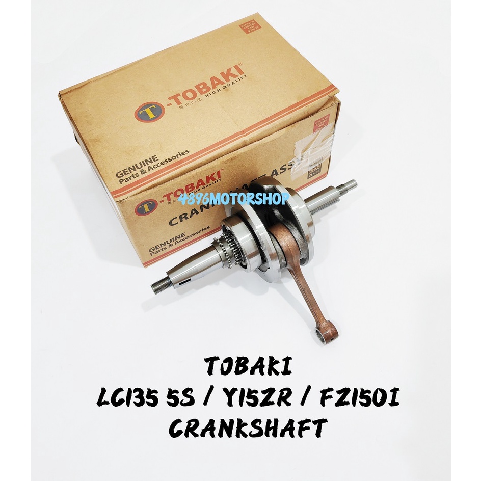 100% ORIGINAL TOBAKI LC135 4S 5S 55C 55D Y15ZR FZ150I LC 135 Y15 FZ CRANKSHAFT GRANSAP STANDARD ...
