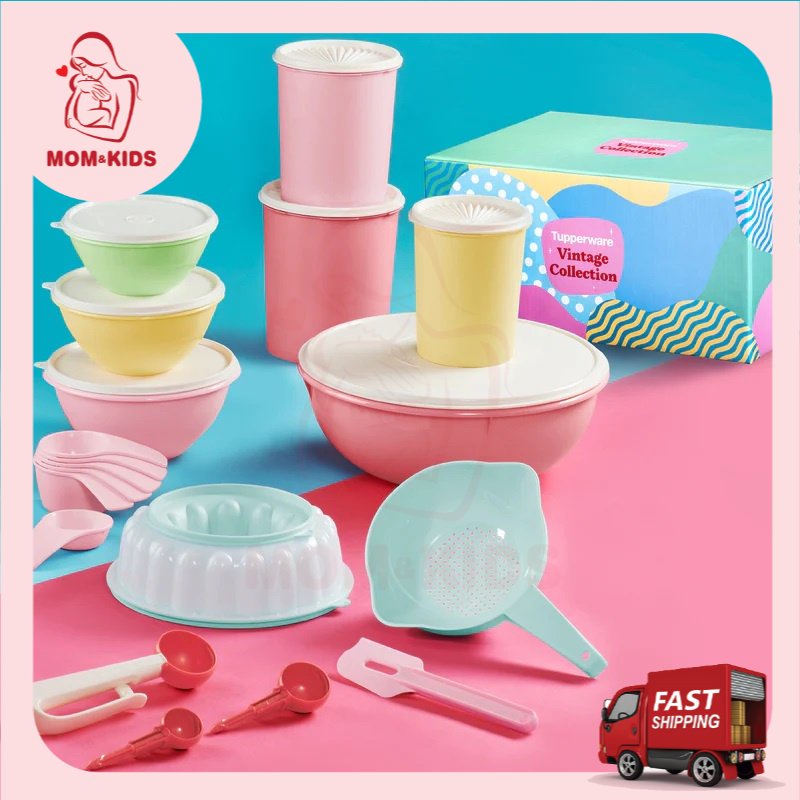Tupperware Vintage Box Collection Cake Kek Maker Paddle Scraper ...