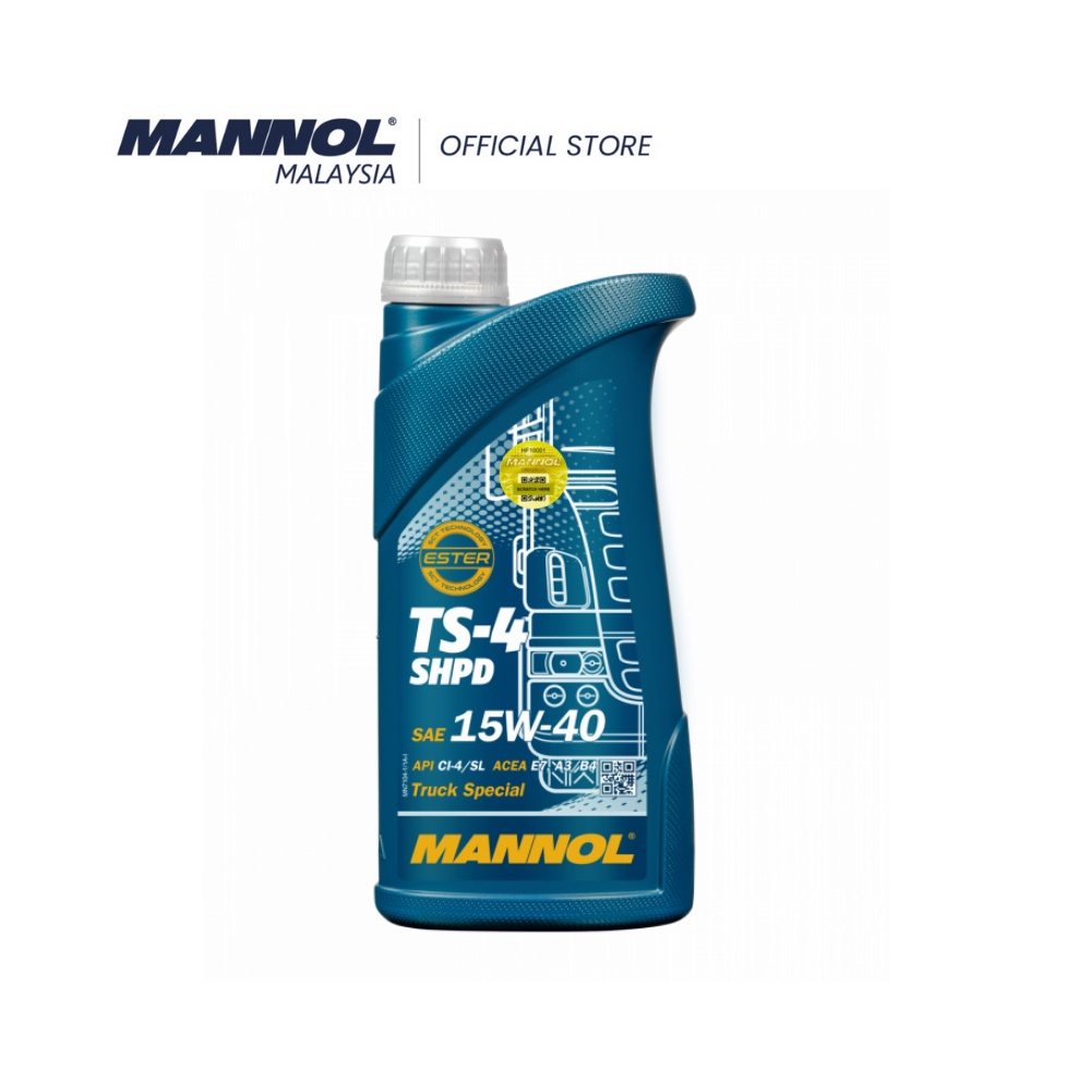 MANNOL MN7104 TS-4 SHPD Extra 15W40 (1L) | Shopee Malaysia