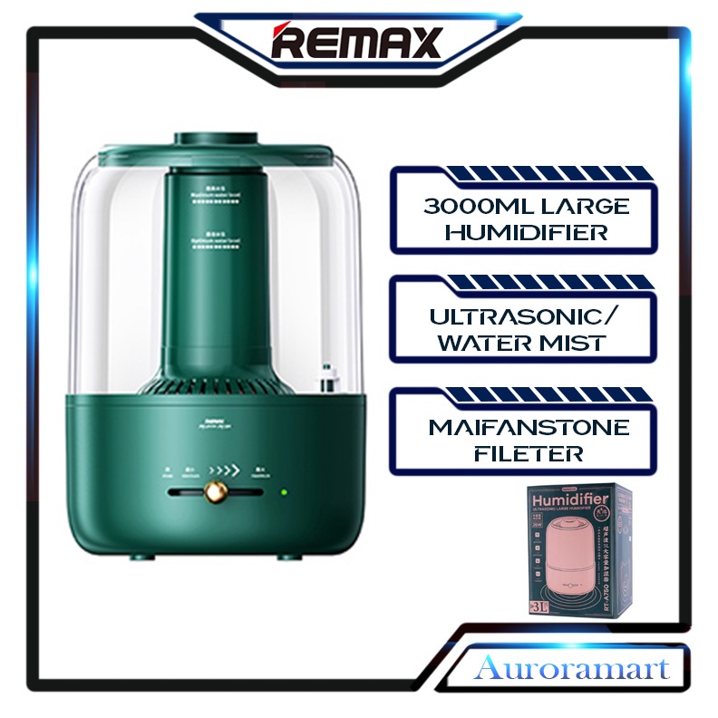 Original Remax Humidifier 3L 3 Liter Large Ultrasonic Humidifiers ...