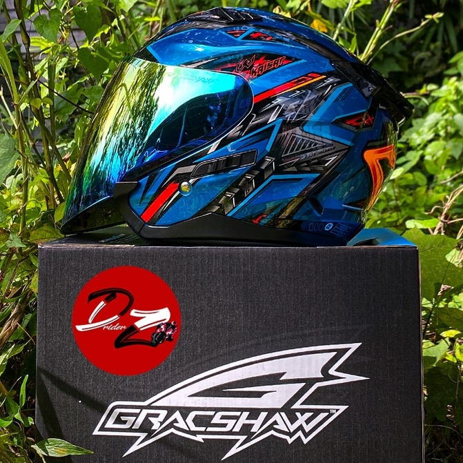 HELMET MURAH / GRACSHAW / G535 GENNEX Y SERIES KAISAR / OPEN FACE ...