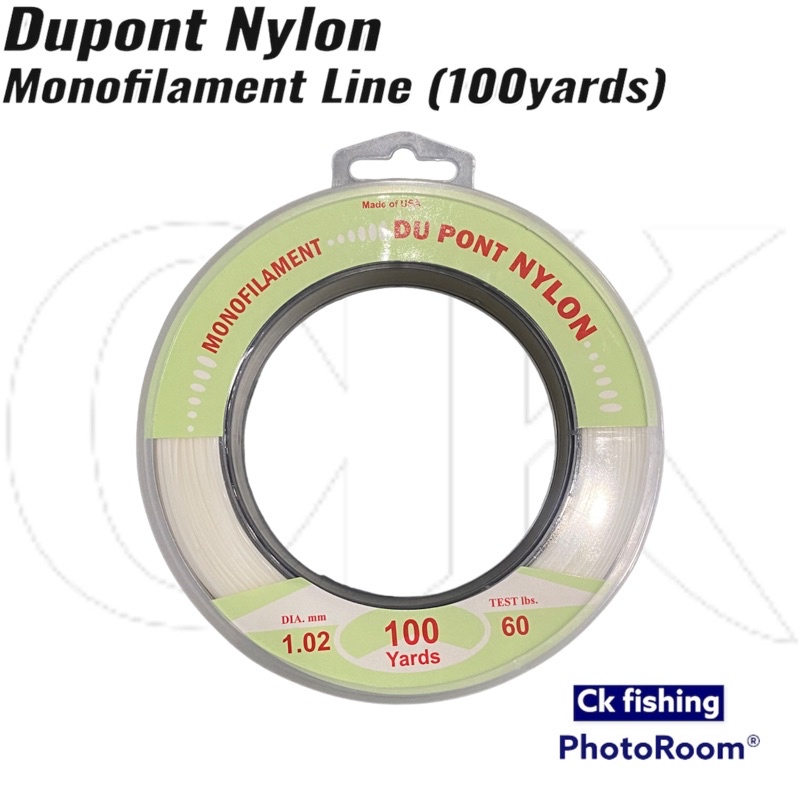 DUPONT NYLON MONOFILAMENT Leader Fishing Line Made in USA / Size 15lbs ...