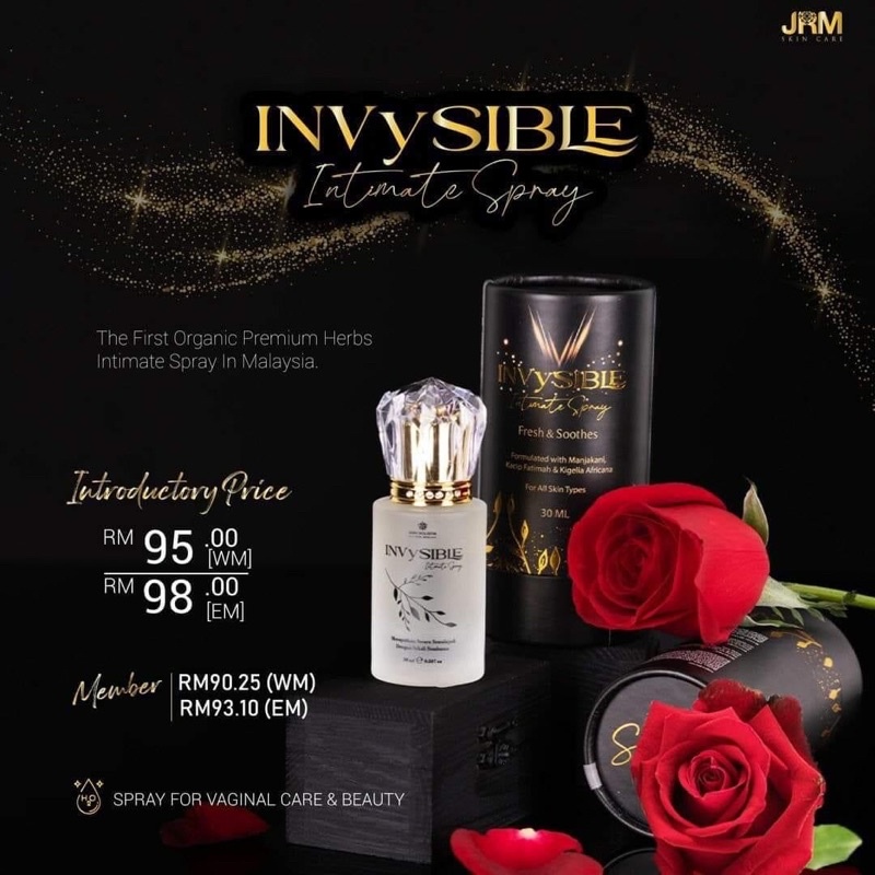 Invysible Intimate Spray - Jamu Ratu Malaya JRM 30ml | Shopee Malaysia
