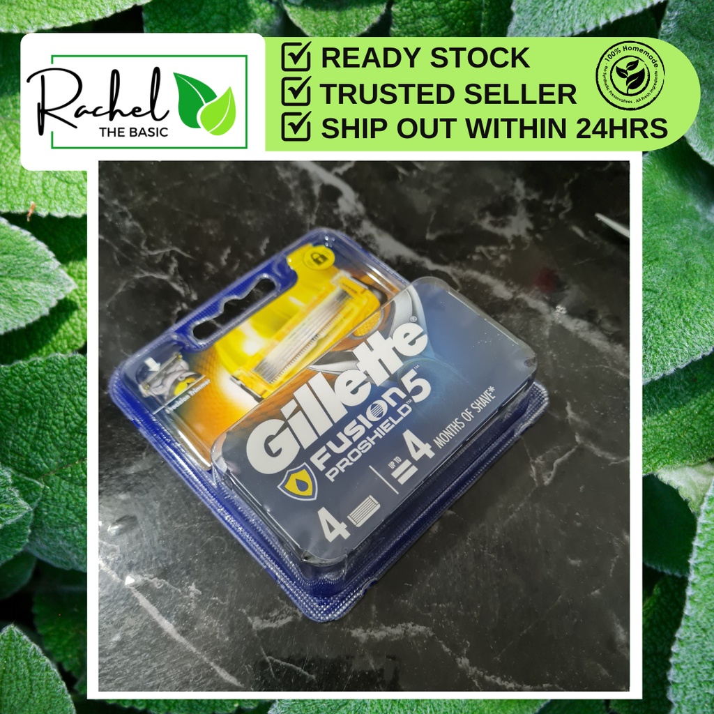 🔥[READY STOCK] Gillette Fusion Proshield Refill (4 Pcs) | Shopee Malaysia