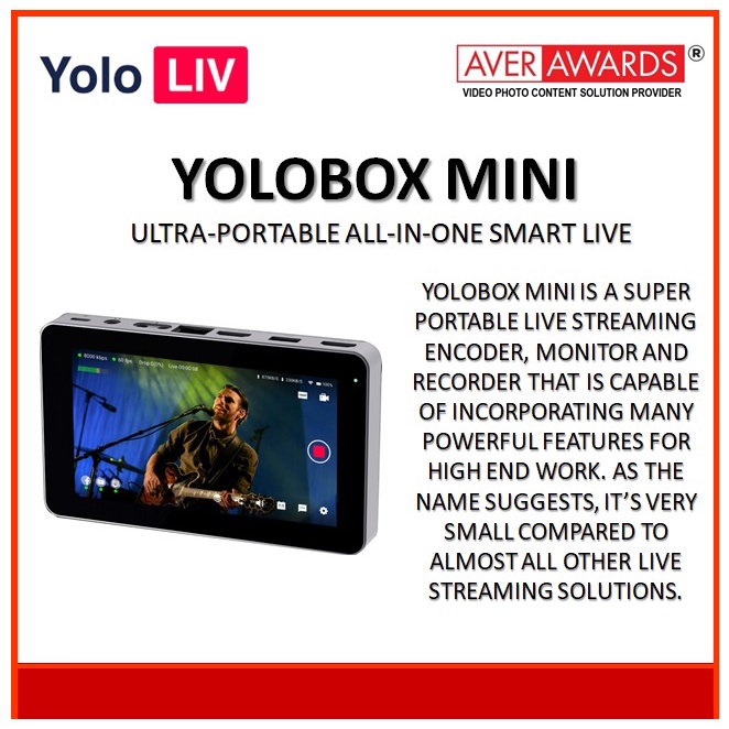 YoloLiv YoloBox Mini Ultra-Portable All-in-One Smart Live Streaming Encoder & Monitor | Shopee ...
