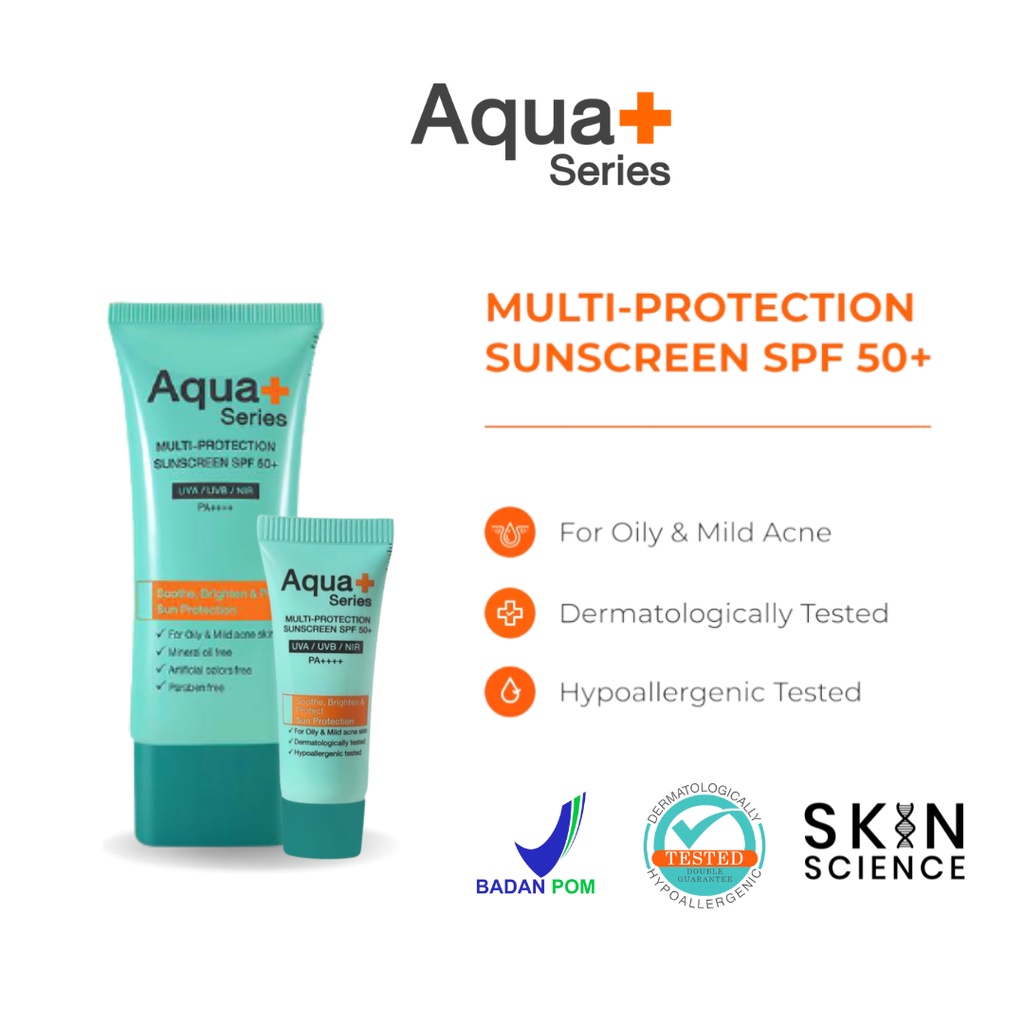 Aqua+ Series Multi-Protection Sunscreen SPF 50+ | Shopee Malaysia