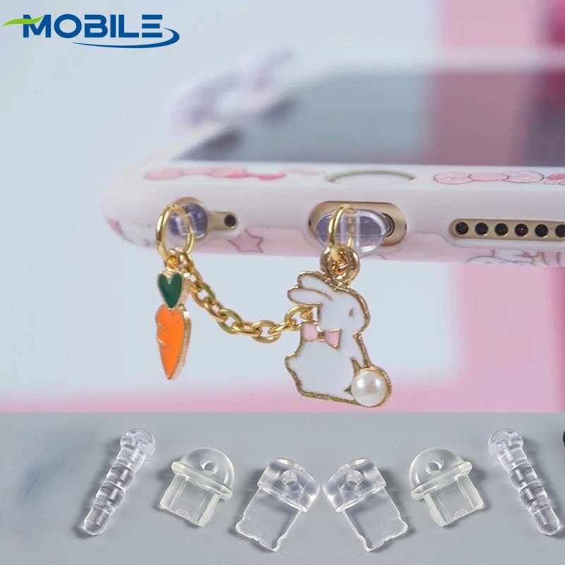 PVC Durable Protective Cap with Holes Transparent Charging Port ...