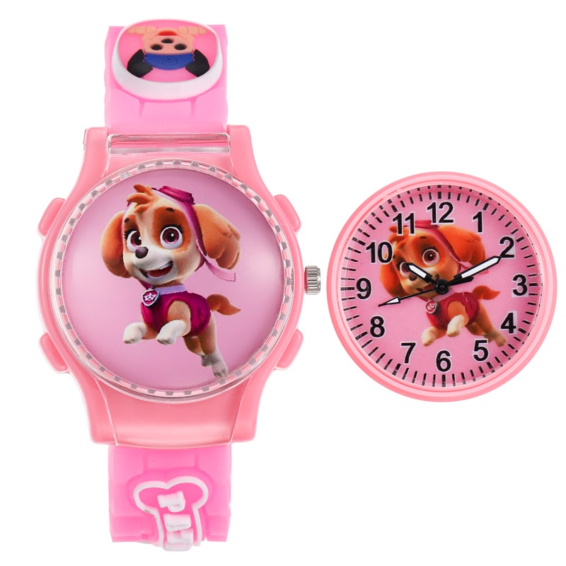 Paw Patrol Watch with Lid Cute Cartoon Hello Kitty Frozen Watch for ...