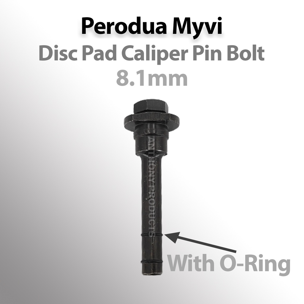 Perodua Myvi Disc Pad Brake Caliper Pin Bolt 7.9mm 8.1mm (With O-Ring ...
