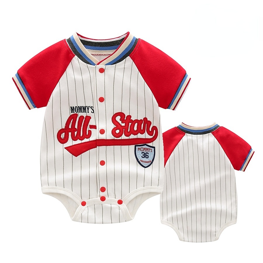 Newborn One-piece Clothes Summer Clothes Short Sleeved Baby Romper Boys ...