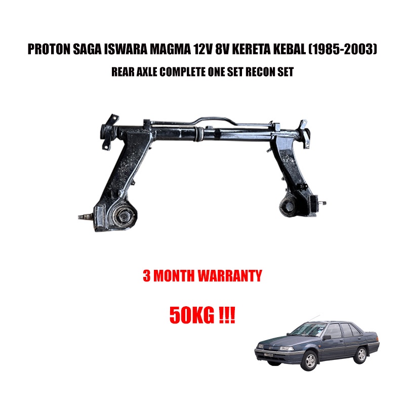 PROTON SAGA ISWARA MAGMA 12V 8V KERETA KEBAL REAR AXLE COMPLETE ONE SET ...