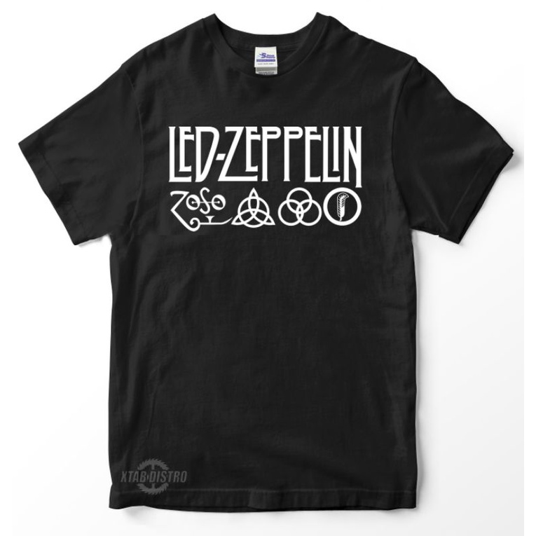 Led Zeppelin LOGO Premium tshirt led Zeppelin mothership T-Shirt rock n ...