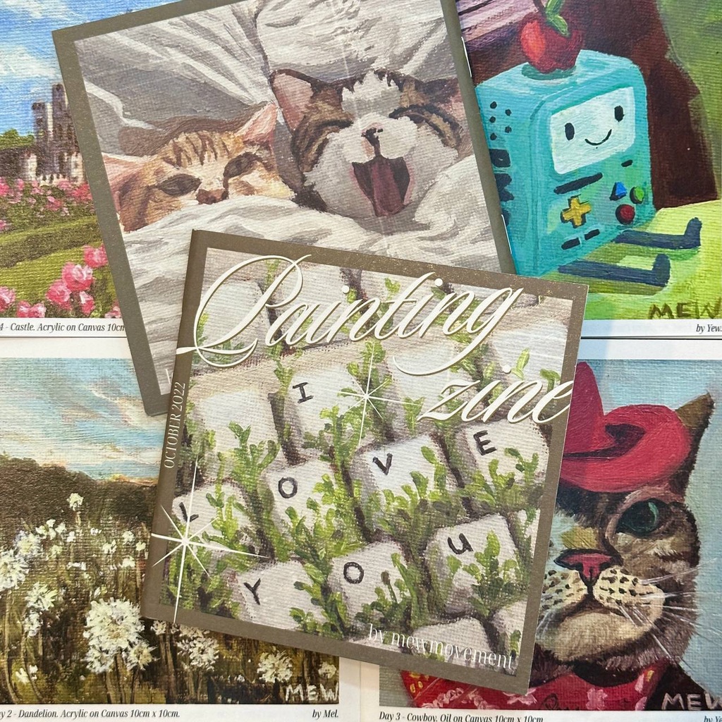 Painting Zine, Art Painting Zine Book, Oil Painting, Acrylic Painting ...