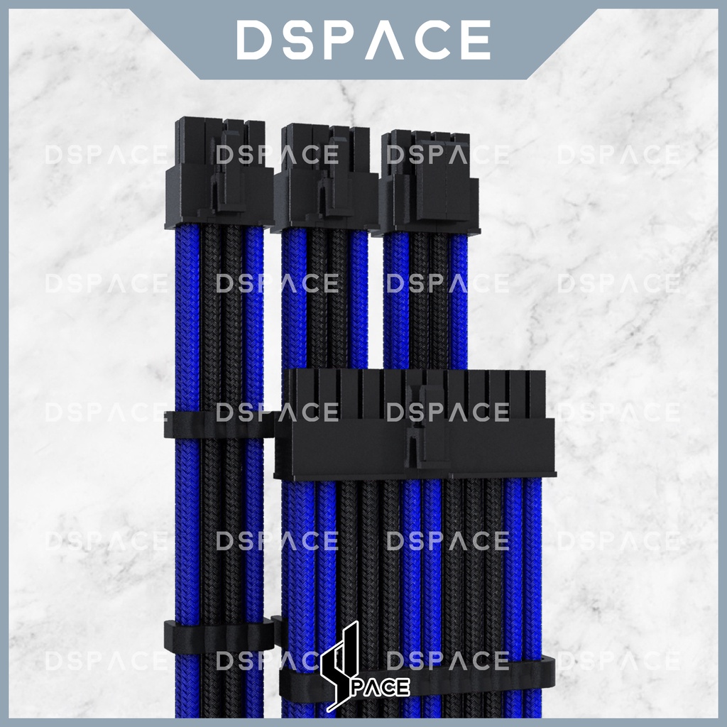DSPACE MESH-X PSU Navy Blue Premium Sleeve Braided Extension Custom ...