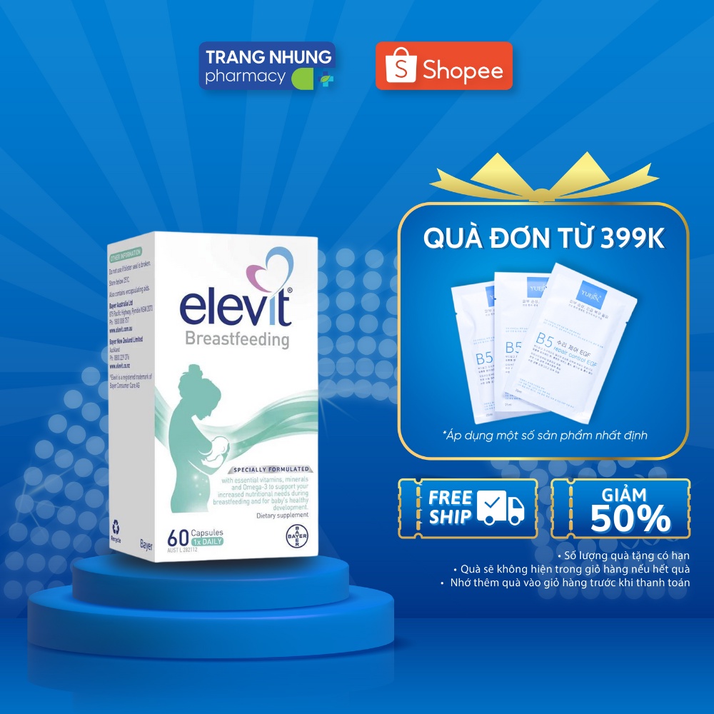 Elevit Multivit Multivitamin Suckling After Birth New Model 60 Tablets ...