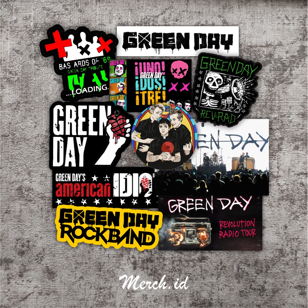 Green Day Band Sticker PACK | Shopee Malaysia