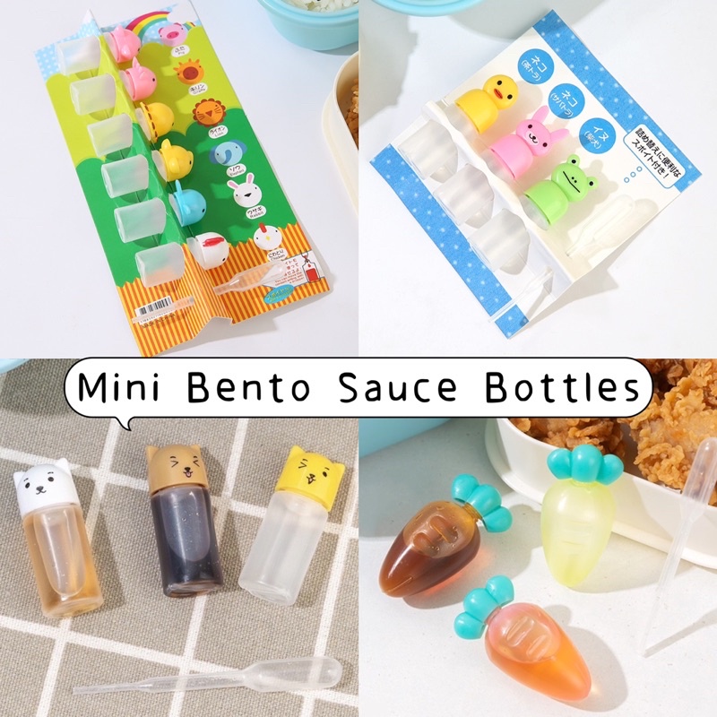 Ready Stock Assorted Mini Sauce Bottles for bento Mini Sos Botol untuk ...