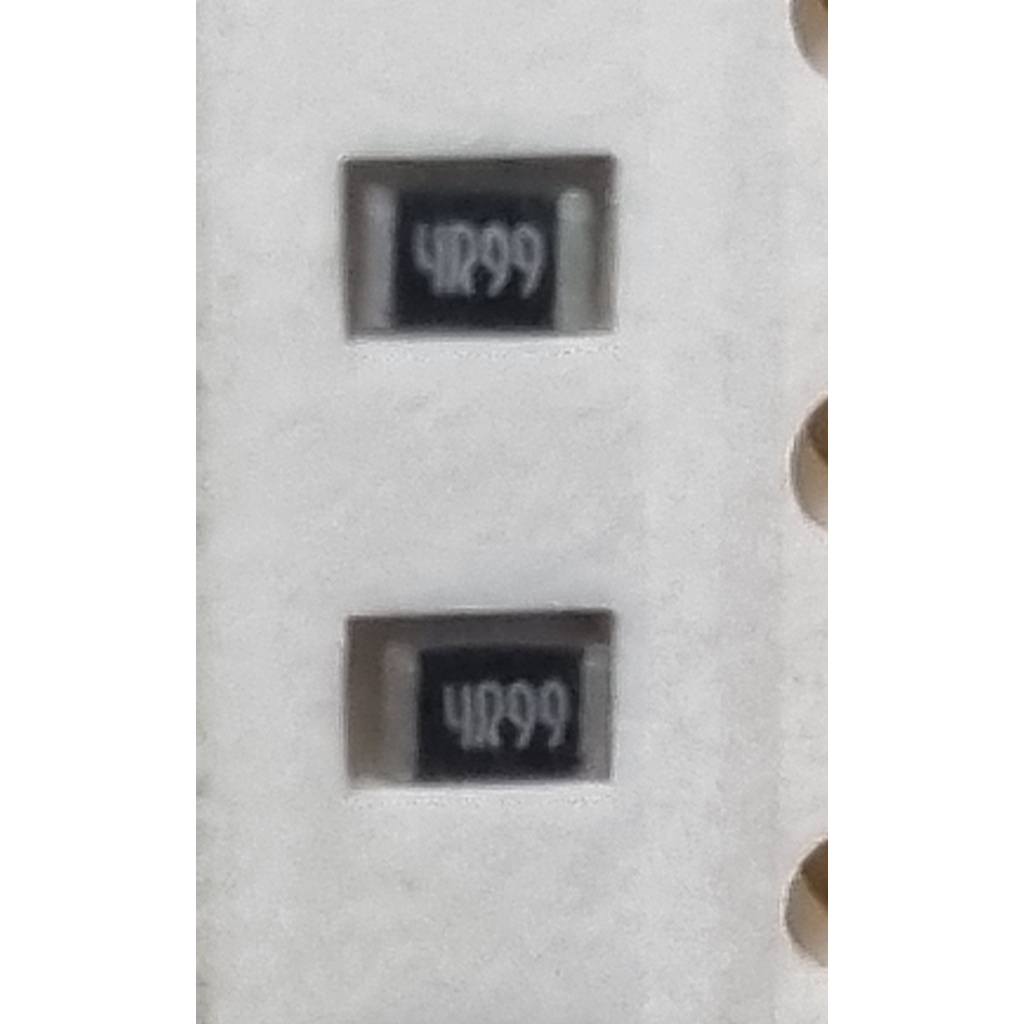 Combo of 50 Chip Resistors 0805 SMD 4.99R ± 1% Chip resistor 0805 4.99R ...