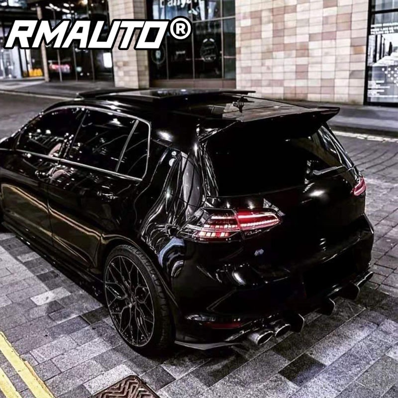 For Golf MK7 Robot Style Spoiler Car Rear Trunk Spoiler Wing Lid Roof ...