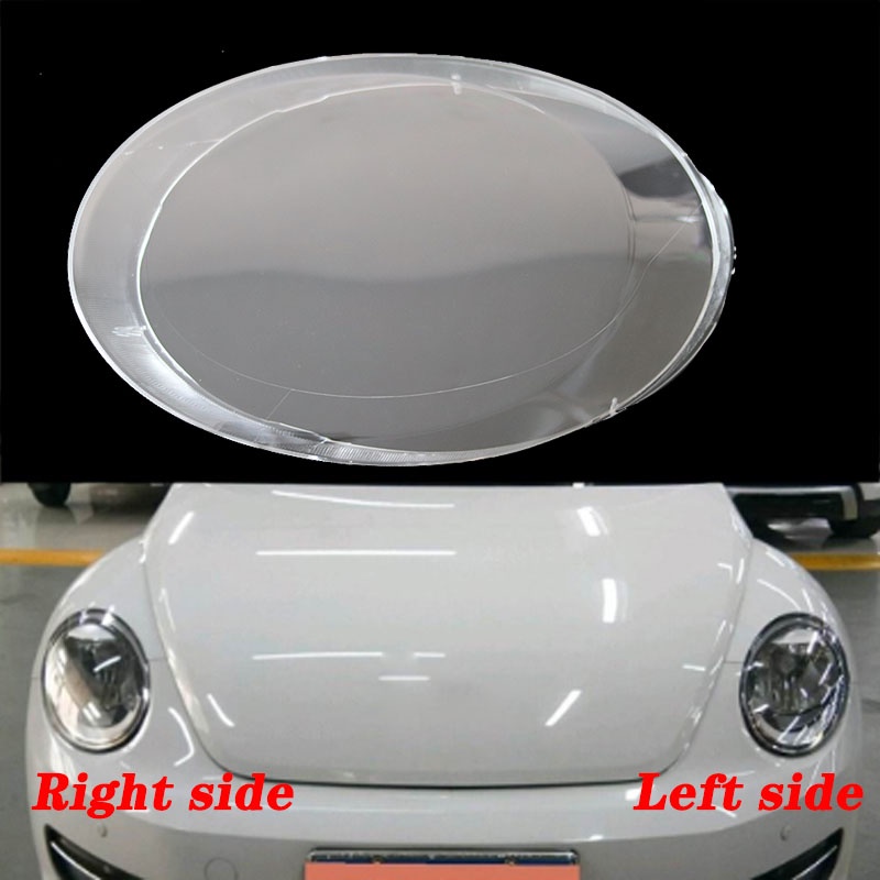 For VW Beetle 2013-2019 front headlamps transparent lampshades lamp ...