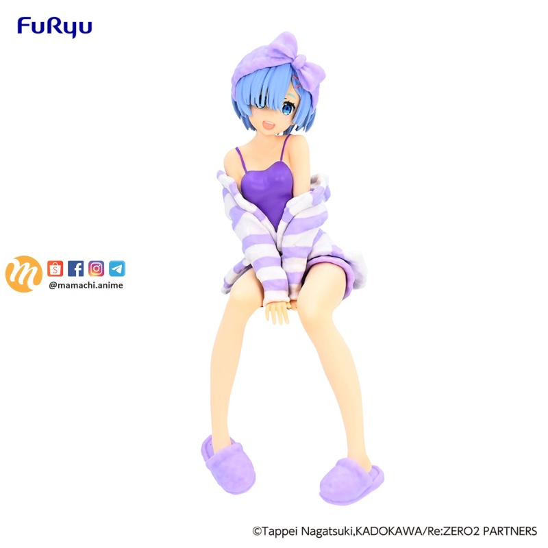 【PREORDER RM115】[FuRyu] Noodle Stopper Figure Rem Room Wear Purple ...