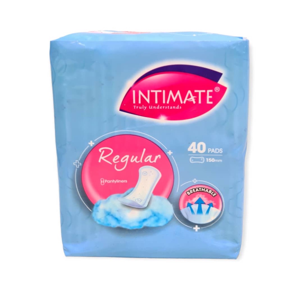 INTIMATE PANTY LINER SLIM (40 + 20 ) LONG 20'S Regular 40's mini pad ...