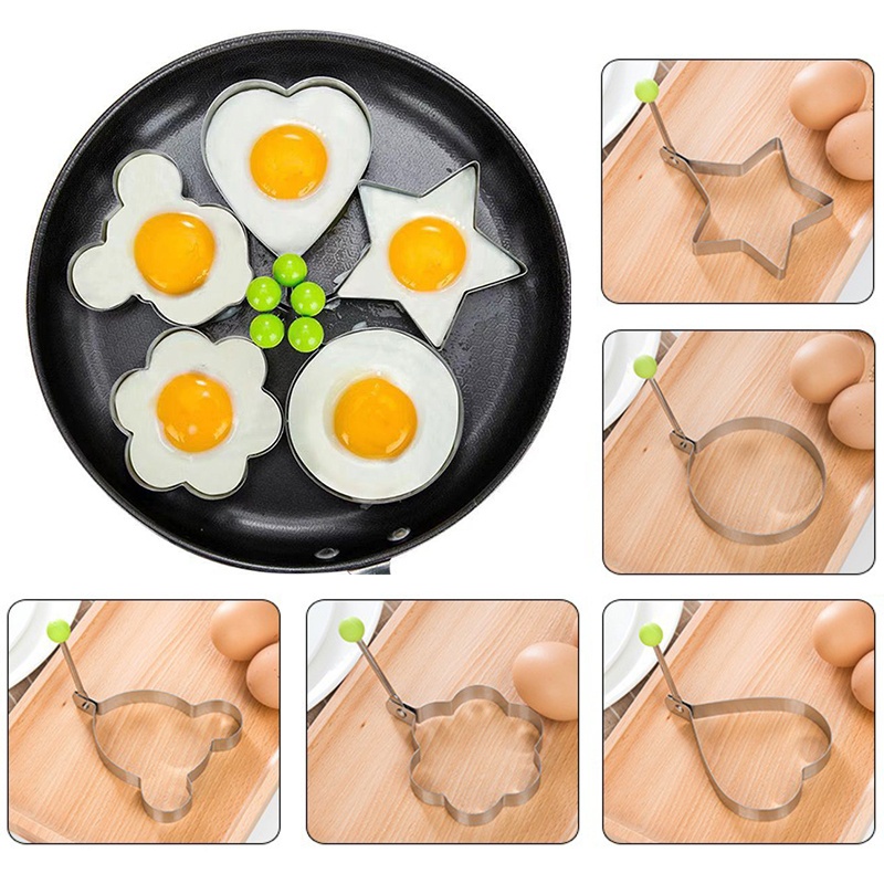Stainless Steel Fried Egg Maker Omelet Cooking Tool Model Mold Kitchen ...