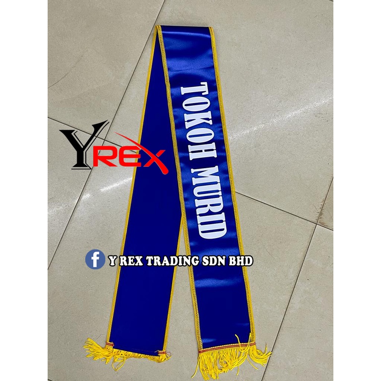 SELENDANG BIRU/MERAH TOKOH NILAM/TOKOH MURID (SEHELAI) | Shopee Malaysia