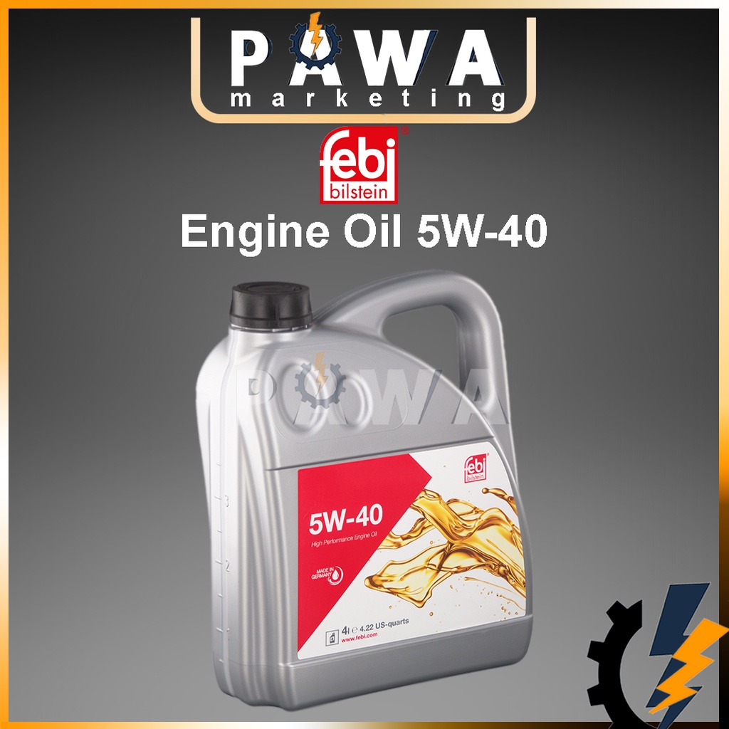 Pawa Engine Oil Febi Bilstein Germany SAE 5W-40, Full Synthetic Oil, 4 ...